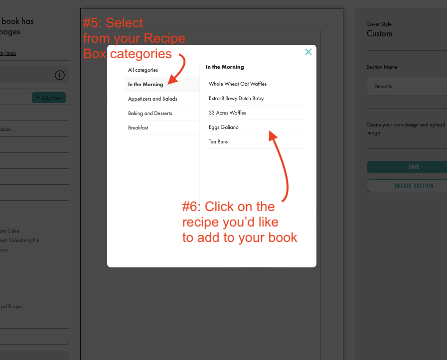 How to add a recipe to your cookbook from your Recipe Box – Heritage ...